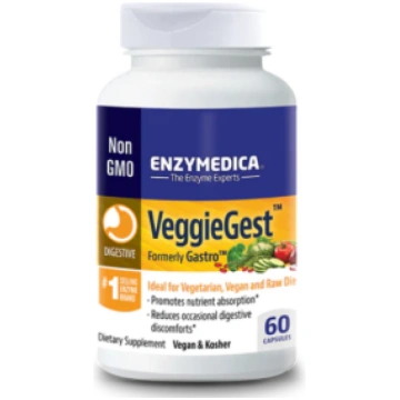 Veggiegest enzymedica 60 caps | Salidzini.lv